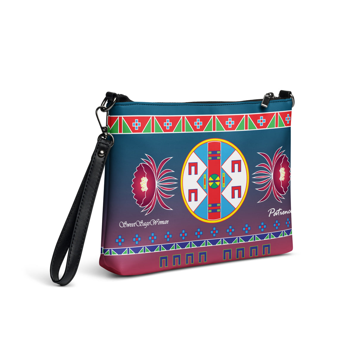 Patience Blue Crossbody bag – Sweet Sage Woman